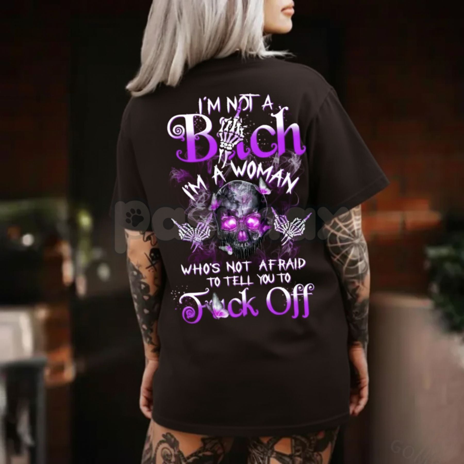 F Off Slogan Bold Woman Empowerment Tee – Pasimax